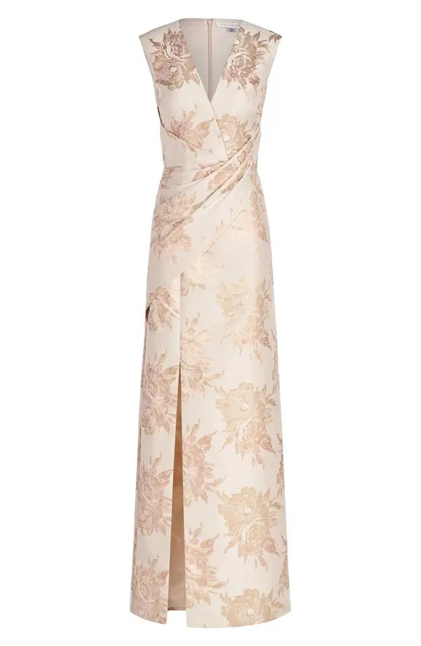 kay unger champagne dress Chandler Walk Thru Gown  Kay Unger
