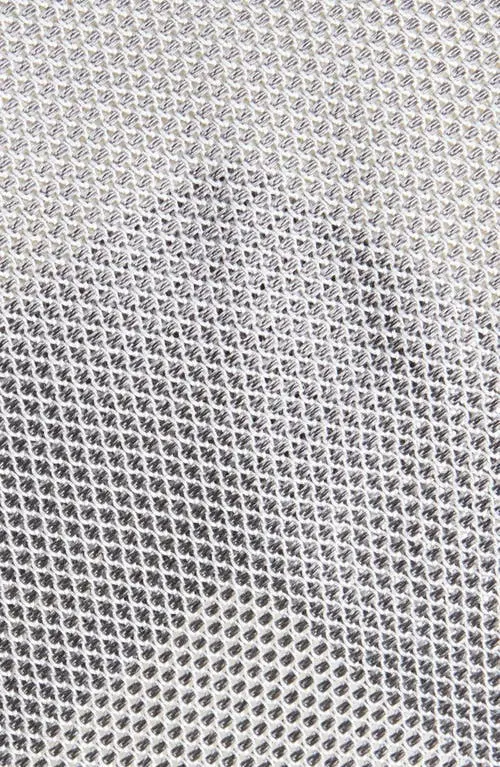 Thom Sweeney Silk Grenadine Neck Tie - Grey