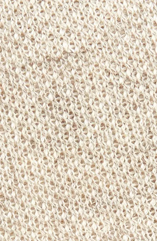 Thom Sweeney Linen Knit Neck Tie - Beige