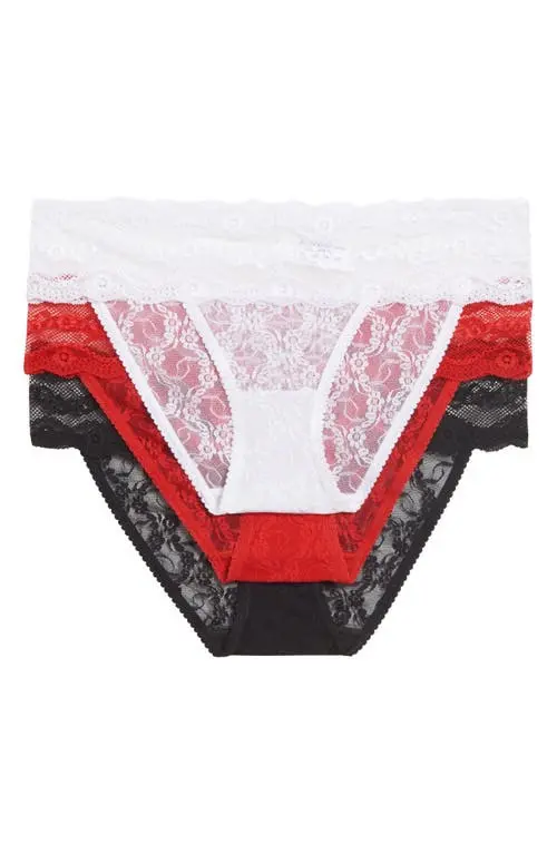 Wacoal Assorted 3-pack Lace Kiss Bikinis - Lace Kiss Basic 1