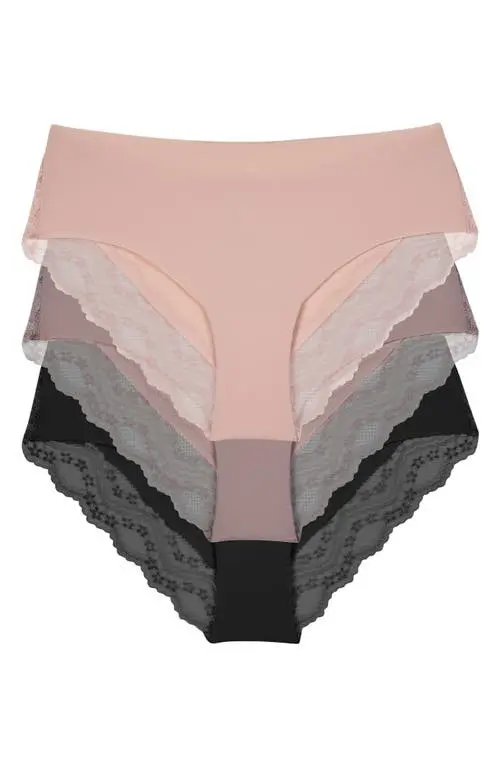 Wacoal B.bare Assorted 3-pack Cheeky Tangas - B.bare Basic 2