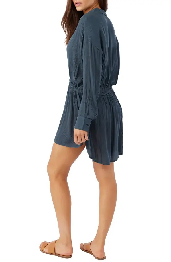 O'Neill Cami Long Sleeve Cover-up Shirtdress