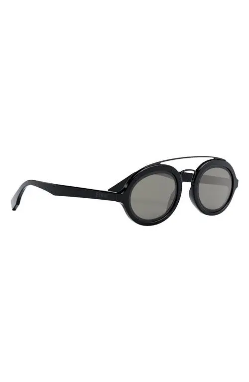 Fendi Ff Around 52mm Oval Sunglasses