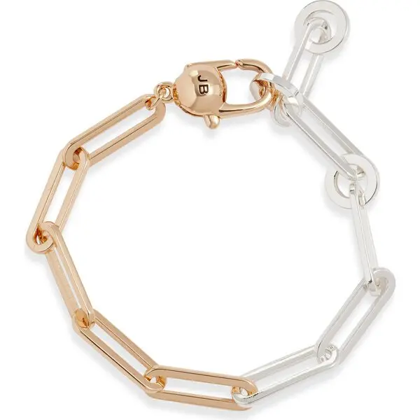 Jenny Bird Andi Paper Clip Chain Bracelet - Two Tone