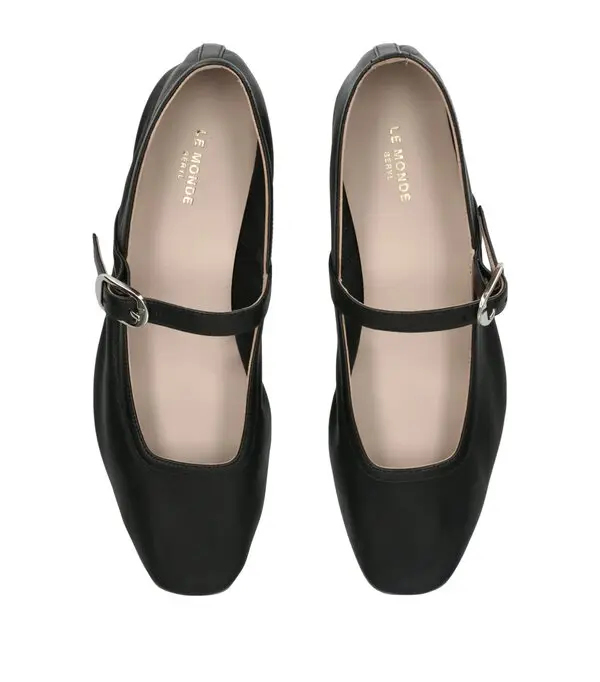 Le Monde Beryl Leather Mary Jane Ballet Flats