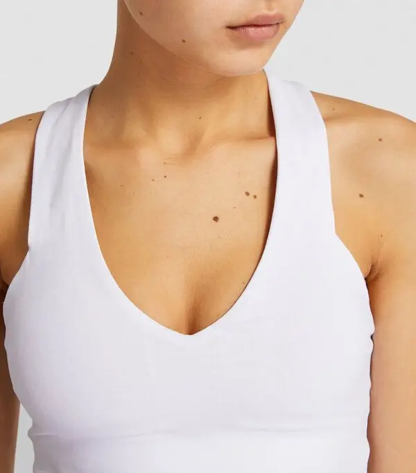 Alo Yoga Real Bra Tank Top In White - 51% Off | Editorialist