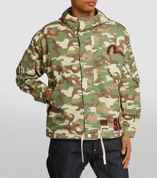 Evisu Camouflage Jacket In Multi - 32% Off | Editorialist