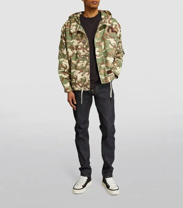 Evisu Camouflage Jacket In Multi - 32% Off | Editorialist