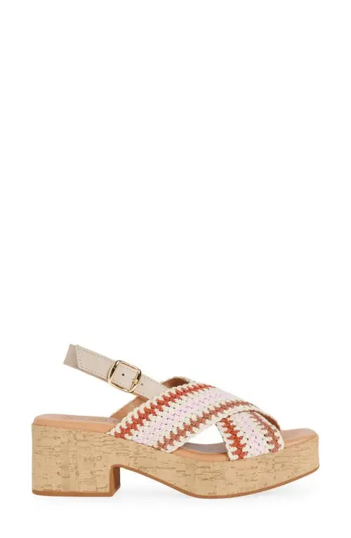 Cordani Malin Platform Sandal - Multi Crochet