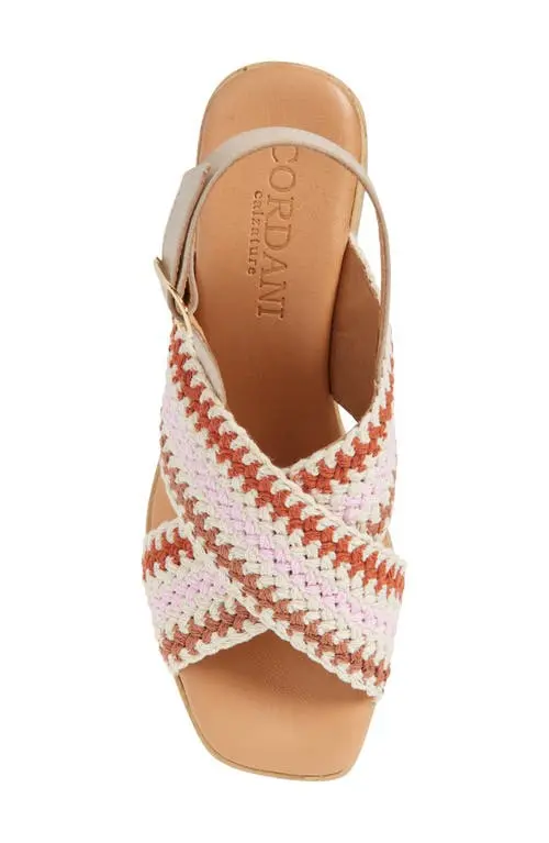 Cordani Malin Platform Sandal - Multi Crochet