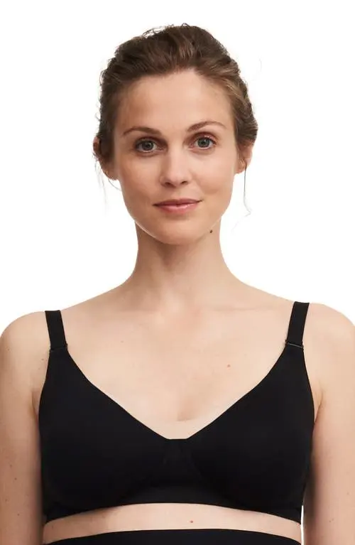 Chantelle Pure Wireless Unlined Maternity/nursing Bra - Black-11