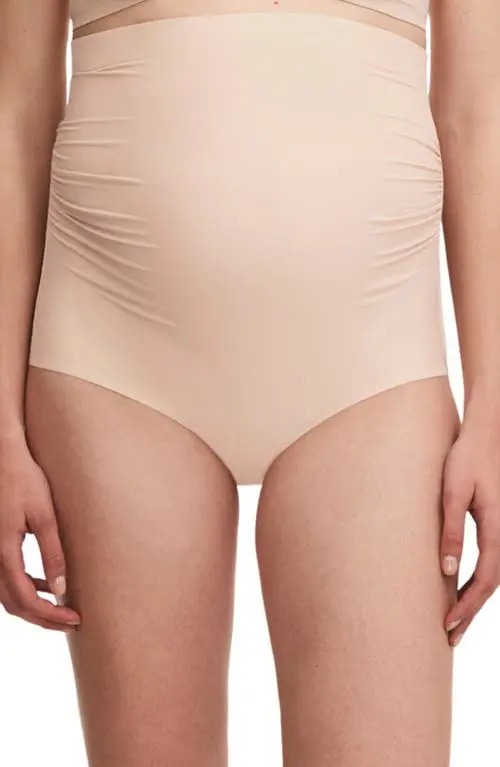 Chantelle Pure High Waist Maternity Briefs - Nude Blush-1n