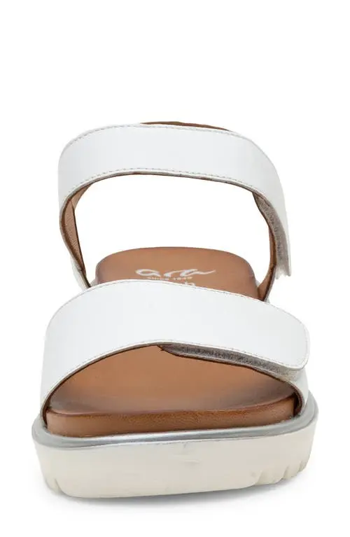 ARA Bellvue Ii Strappy Sandal - White Leather