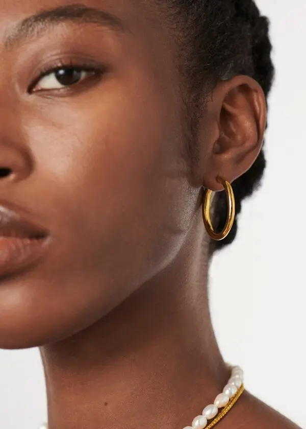MISSOMA 18kt -plated Hoop Earrings