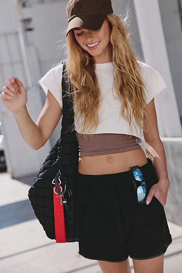 Free People All Star Solid Shorts - Black