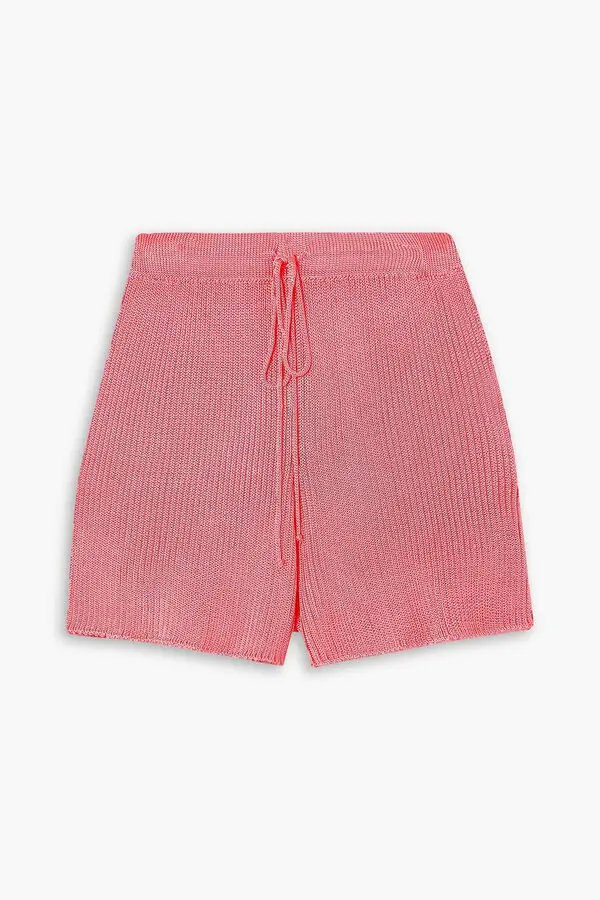 Calle Del Mar Ribbed Knit Shorts