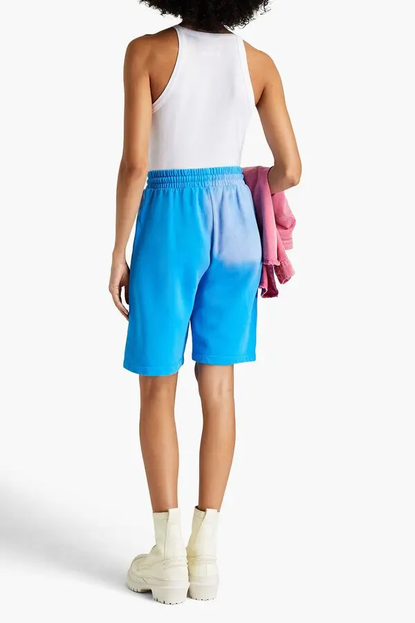 Off-White Printed French Cotton Terry Shorts