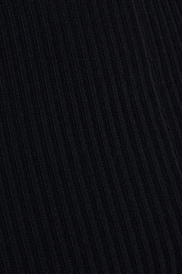 DION LEE Cutout Ribbedknit Shorts