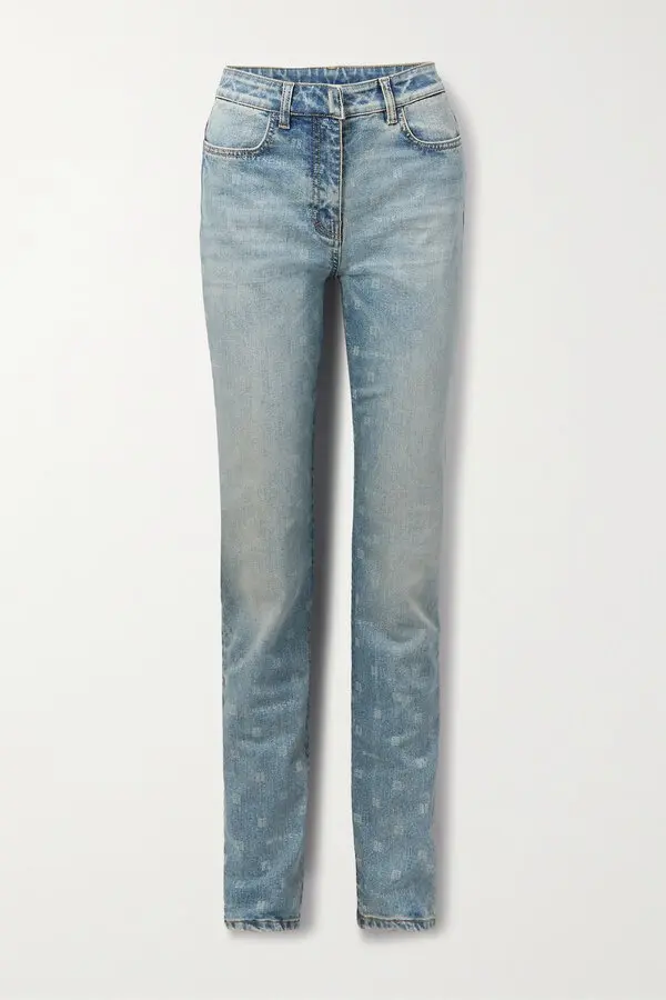 Givenchy Printed High-rise Skinny Jeans
