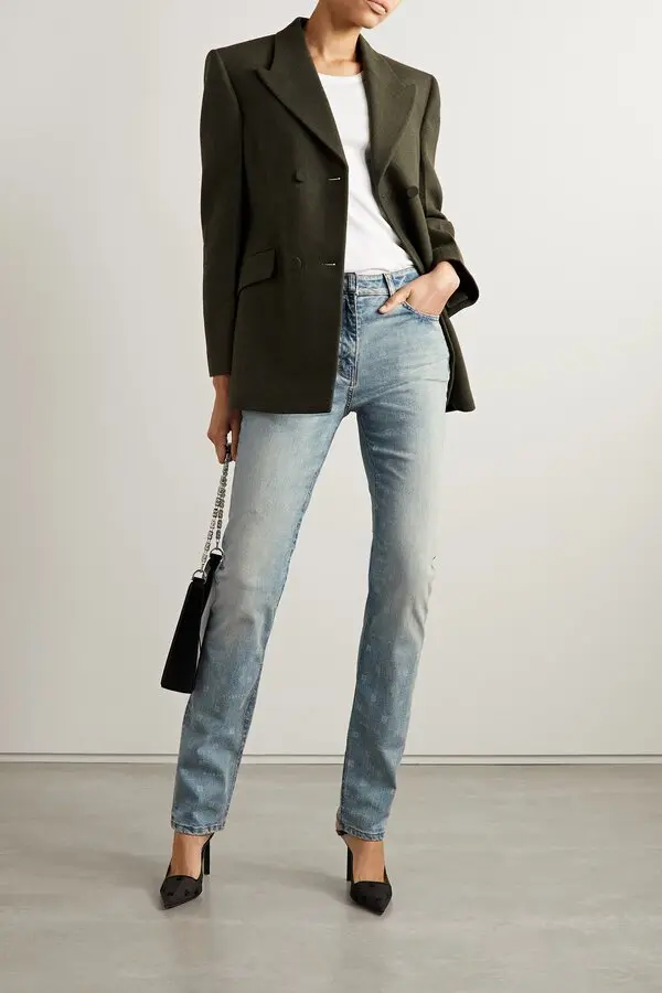 Givenchy Printed High-rise Skinny Jeans