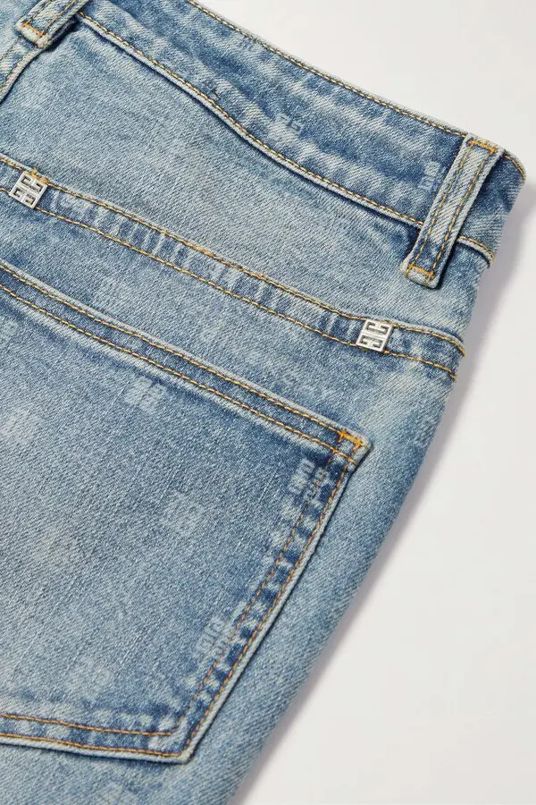 Givenchy Printed High-rise Skinny Jeans