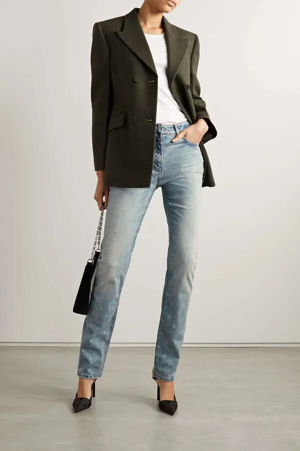 Givenchy Printed High-rise Skinny Jeans