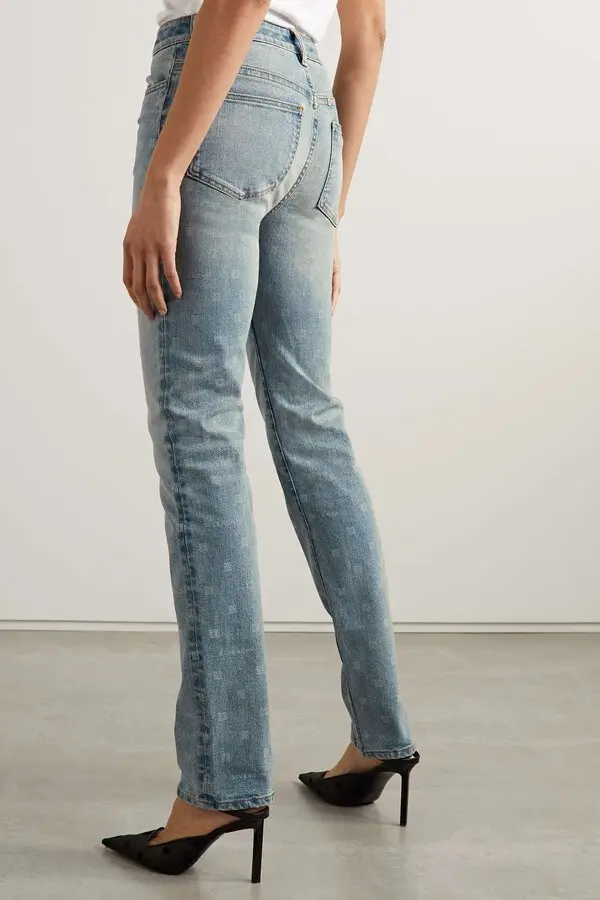 Givenchy Printed High-rise Skinny Jeans