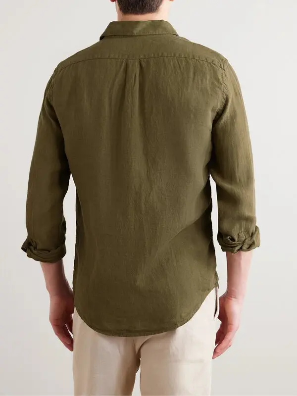 Portuguese Flannel Linen Shirt - Green