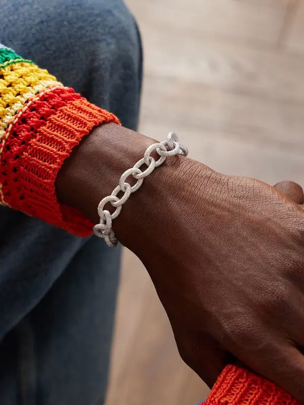 Carolina Bucci 18kt White Link Bracelet - Gold