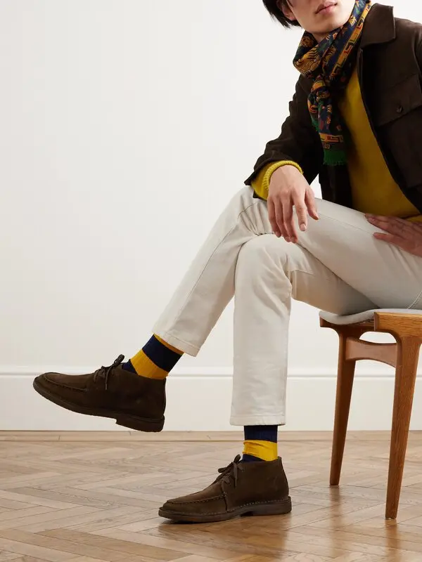 DRAKE'S Crosby Suede Chukka Boots - Brown