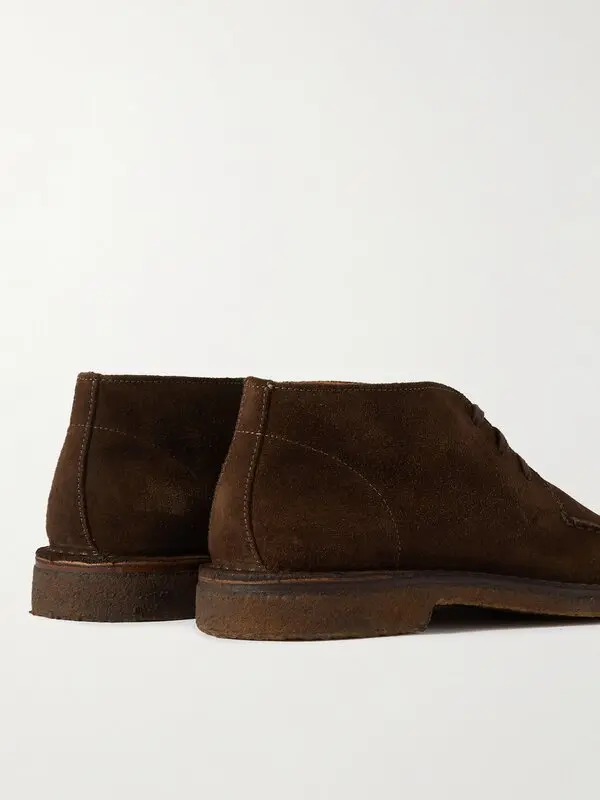 DRAKE'S Crosby Suede Chukka Boots - Brown