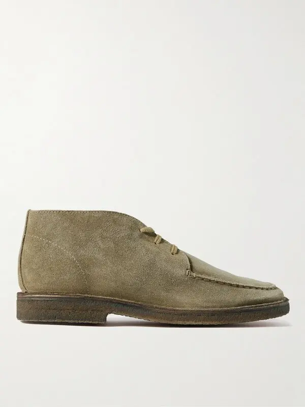 DRAKE'S Crosby Suede Chukka Boots - Green