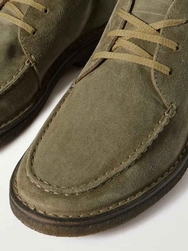 DRAKE'S Crosby Suede Chukka Boots - Green