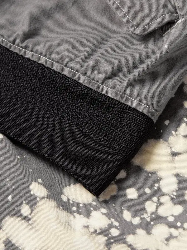 NOMA T.D. Hand-dyed Cotton-twill Gilet