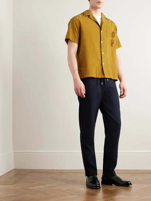 Mr P. Tapered Virgin Wool-blend Sweatpants