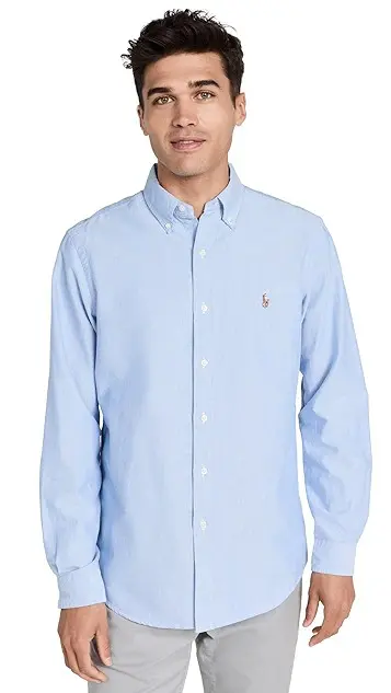 Polo Ralph Lauren Classic Fit Iconic Oxford Shirt - Blue