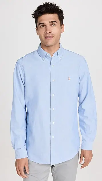 Polo Ralph Lauren Classic Fit Iconic Oxford Shirt - Blue