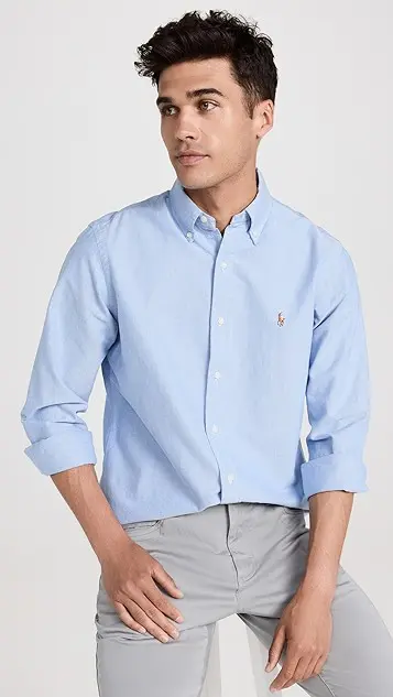Polo Ralph Lauren Classic Fit Iconic Oxford Shirt - Blue