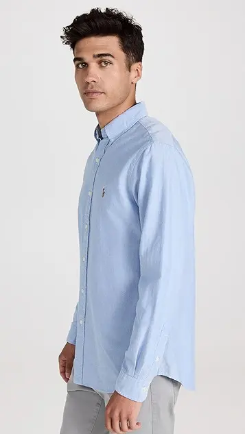 Polo Ralph Lauren Classic Fit Iconic Oxford Shirt - Blue
