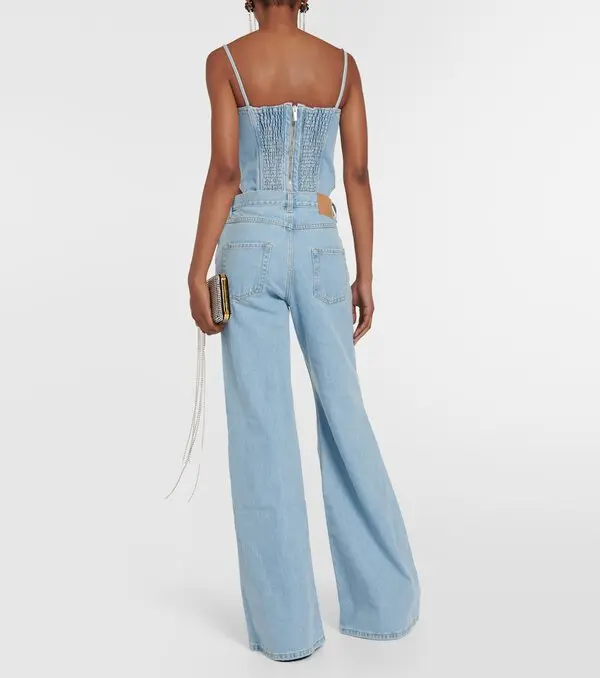 Magda Butrym High-rise Flared Jeans - Blue