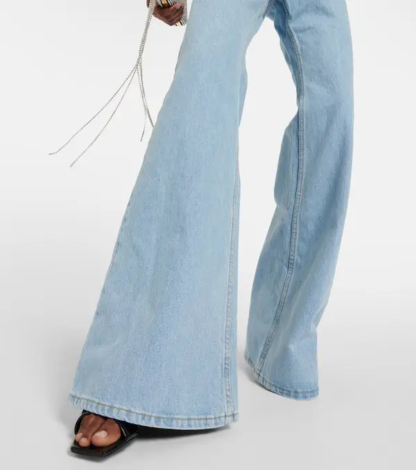 Magda Butrym High-rise Flared Jeans - Blue