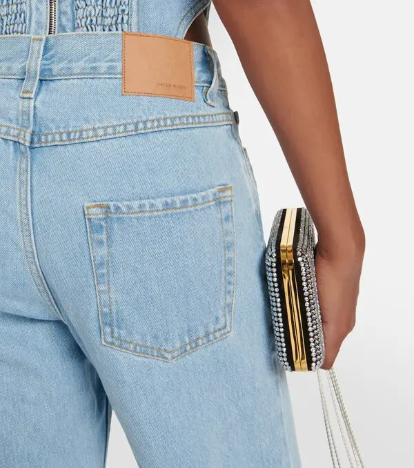 Magda Butrym High-rise Flared Jeans - Blue