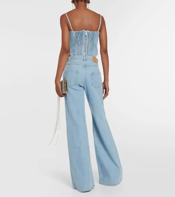 Magda Butrym High-rise Flared Jeans - Blue