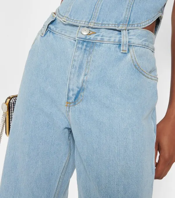 Magda Butrym High-rise Flared Jeans - Blue
