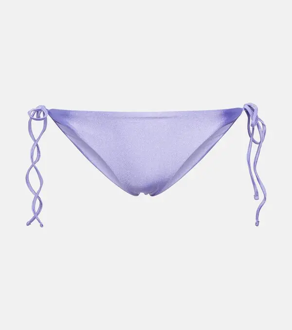 Jade Swim Ties Bikini Bottom - Purple