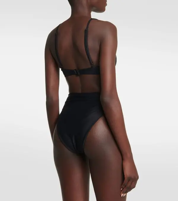 Jade Swim Incline Bikini Bottom - Black