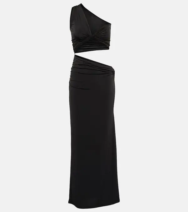 Jade Swim Yana One-shoulder Maxi Dress - Black