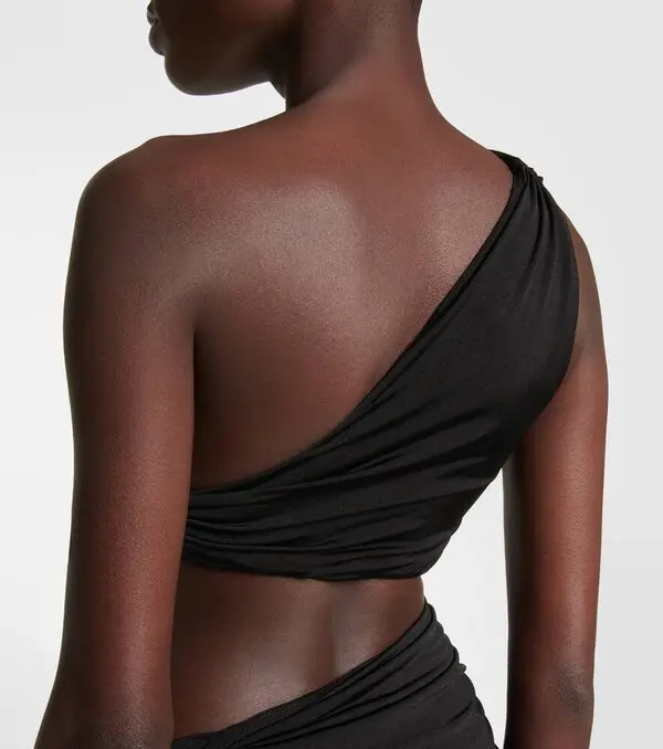 Jade Swim Yana One-shoulder Maxi Dress - Black