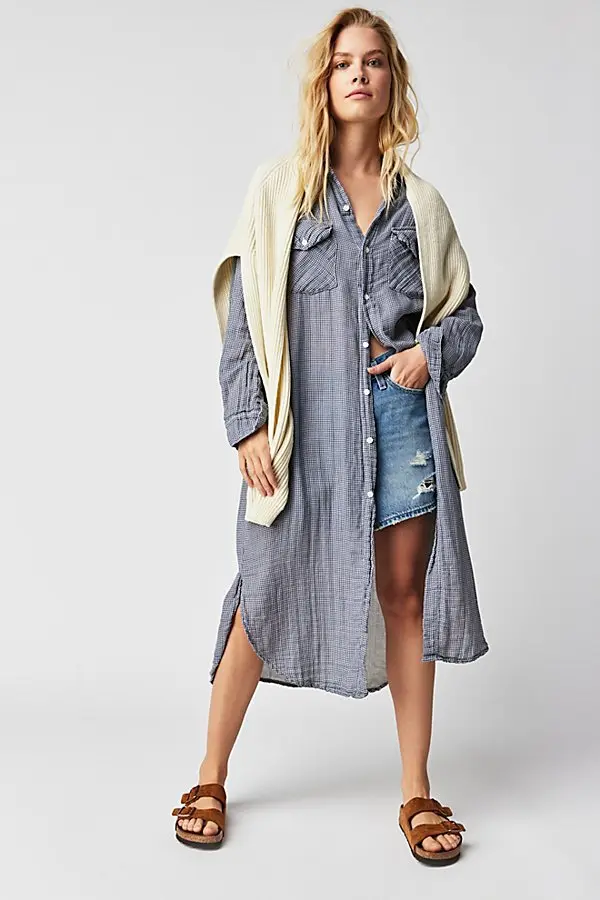 Cp Shades Double Cloth Maxi Top