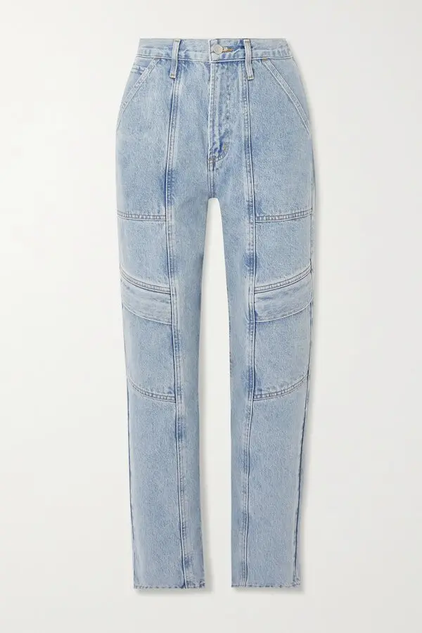 AGOLDE Net Sustain Cooper Cargo Mid-rise Straight-leg Organic Jeans